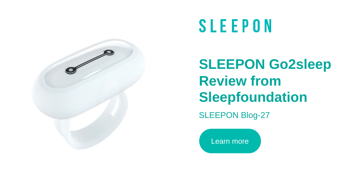 SLEEPON Go2sleep Review from Sleepfoundation - SLEEPON